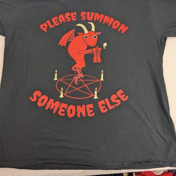 Halloween | Shirts | Please Summon Someone Else Devil Halloween Humor ...